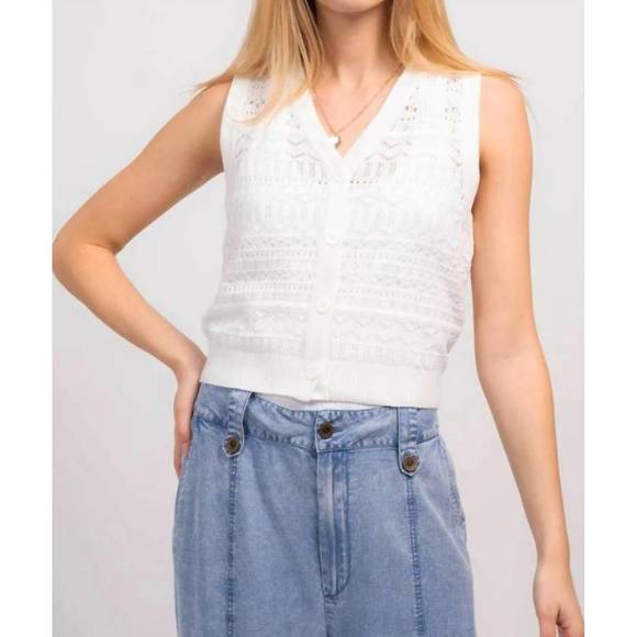 Central Park West | Tops | New Central Park West Margo Button Up Tank ...